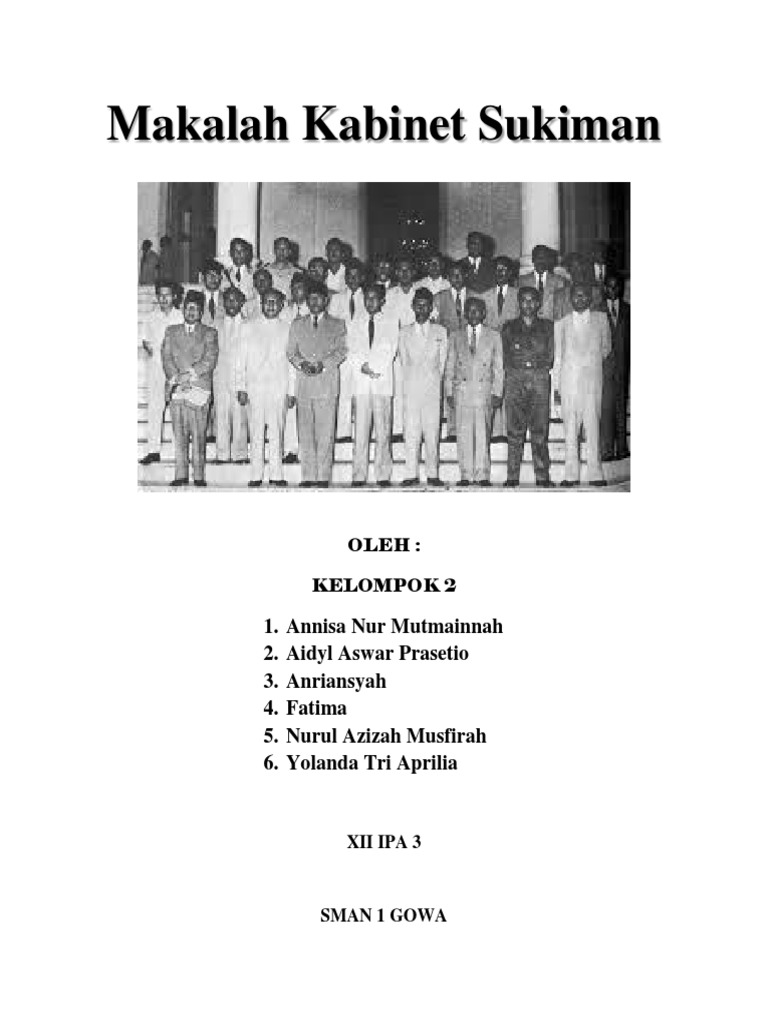 Kabinet Sukiman: Program dan Tantangan | PDF