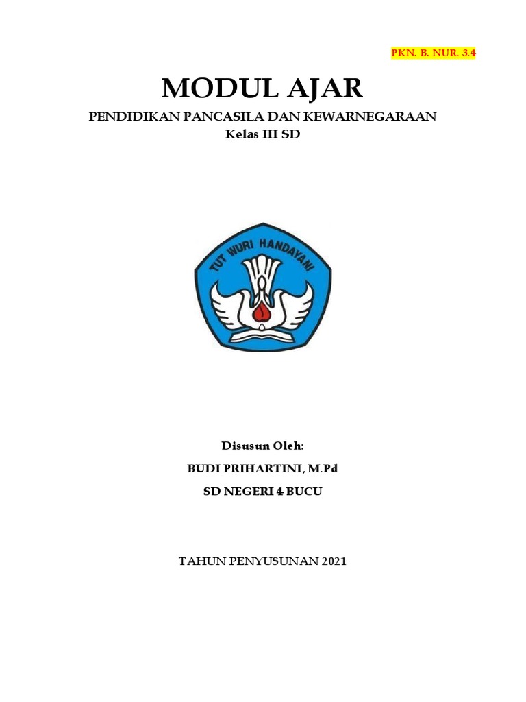 Final MA - PKN - BUDI PRIHARTINI - SD - B - 2 | PDF
