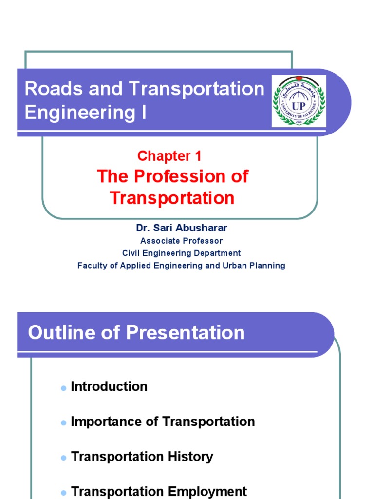 Overview of Transportation Engineering | PDF | Transport | Engineering