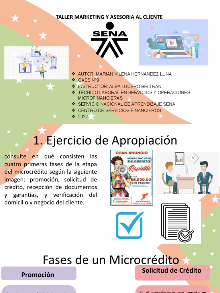 Taller de Marketing y Asesoría Financiera | PDF | Negocios | Finanzas y ...