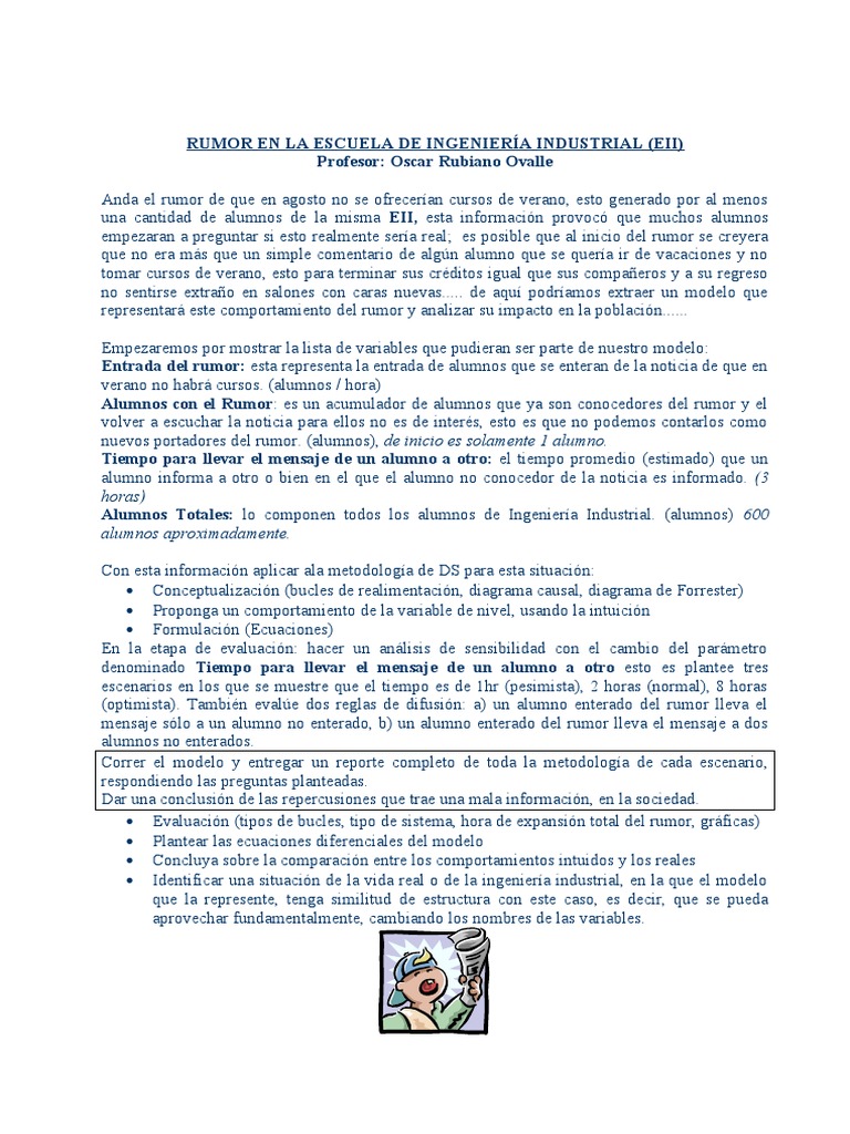 Análisis del Rumor en EII | PDF | Ecuaciones | Science