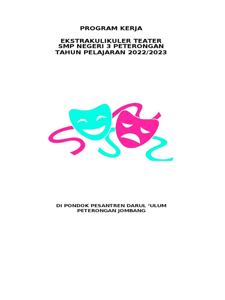 Program Kerja Teater | PDF