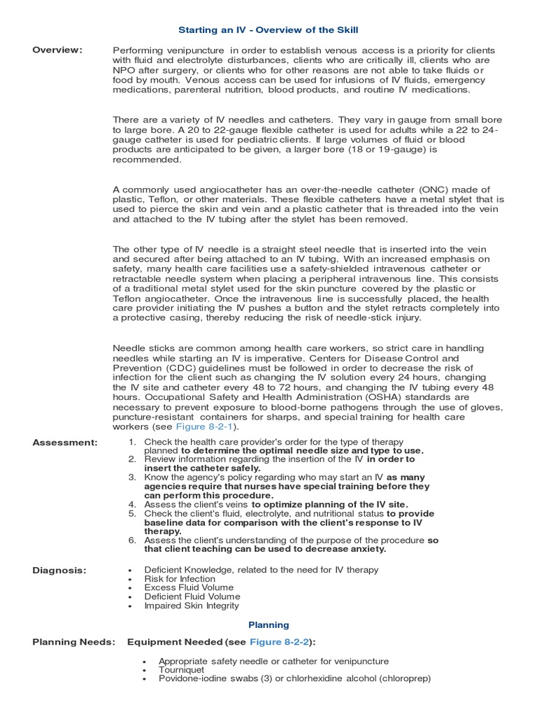 NCM 112 Lesson3 | PDF | Intravenous Therapy | Health Care