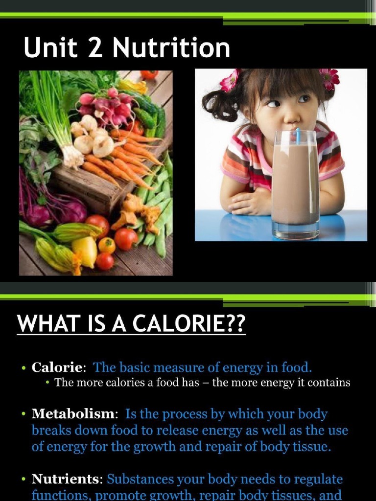 Unit-2-Nutrition - Ppt-Download | PDF