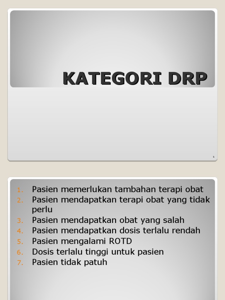 Kategori DRP | PDF