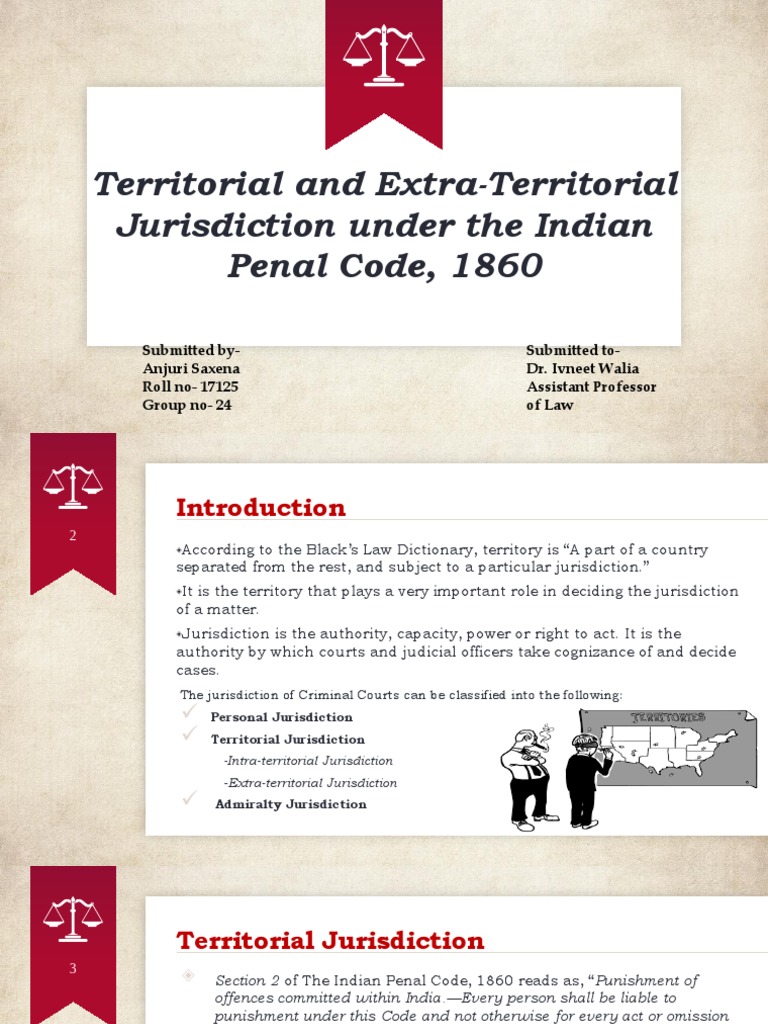 Territorial and Extra Territorial Jurisdiction Under IPC | PDF ...