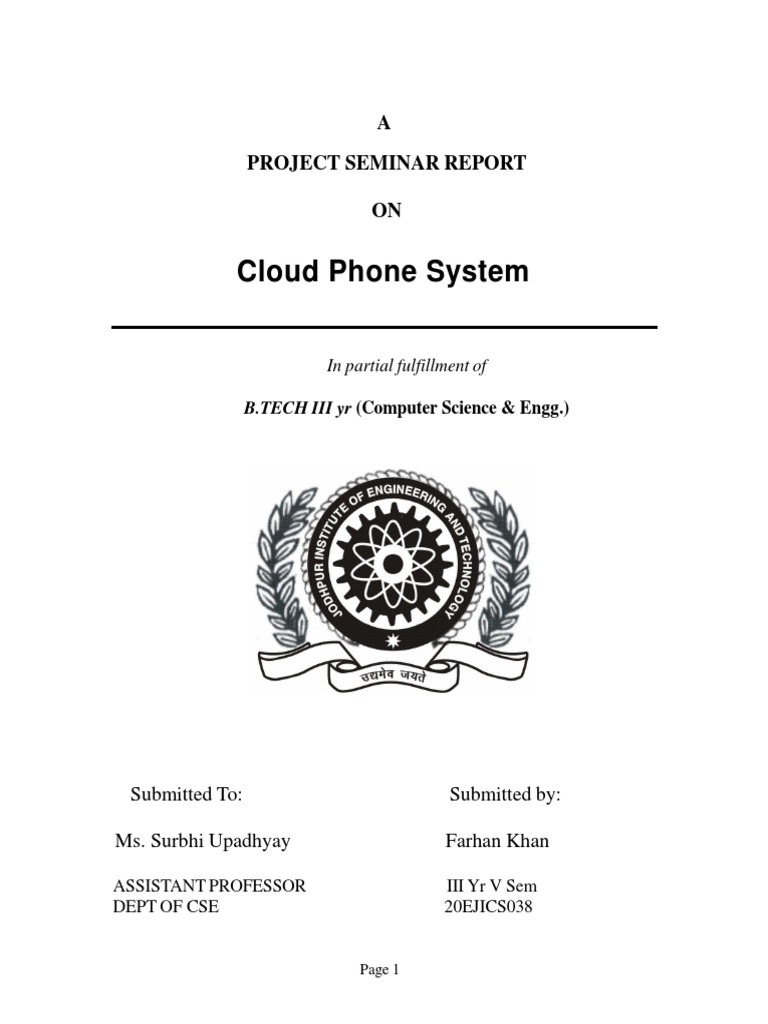 WT - Project - Report - Format | PDF | Cloud Computing | Amazon Web ...