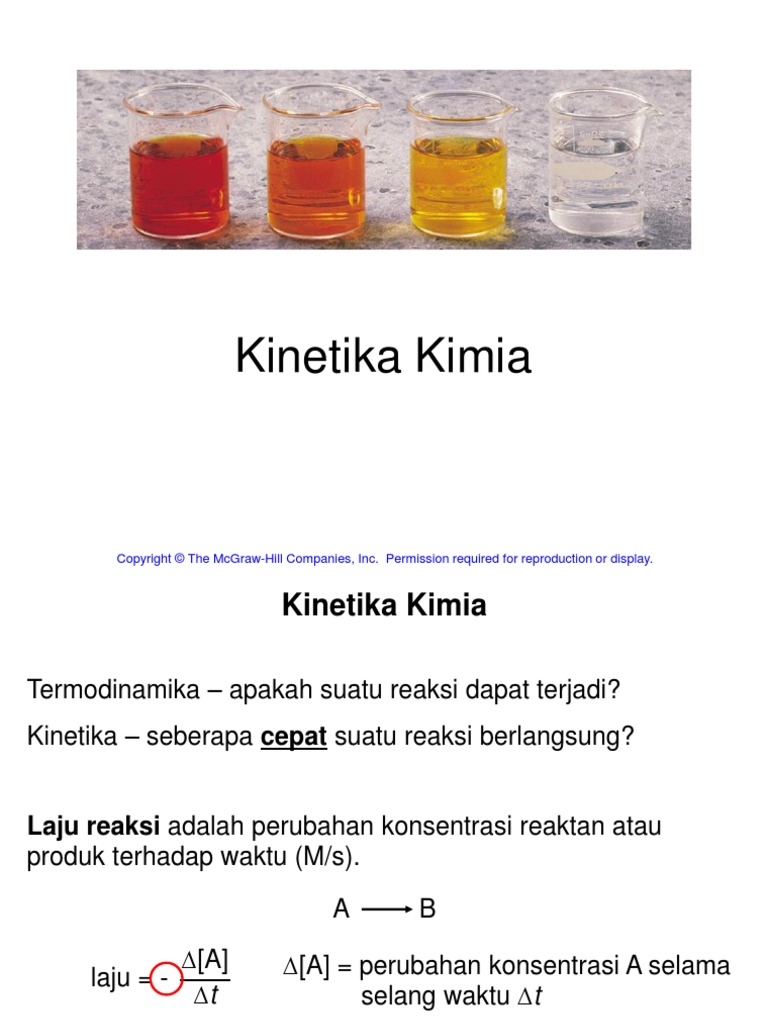 13 - Kinetika Kimia | PDF