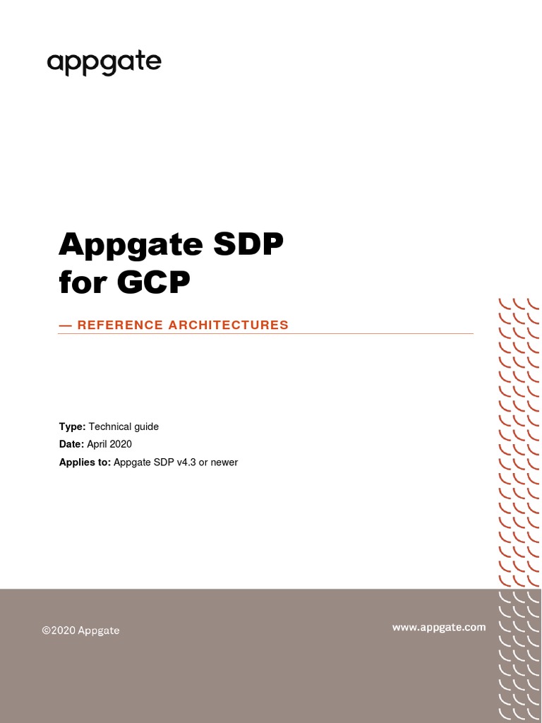 AppGate SDP For GCP - Reference Architectures - 042020 | PDF | Computer ...