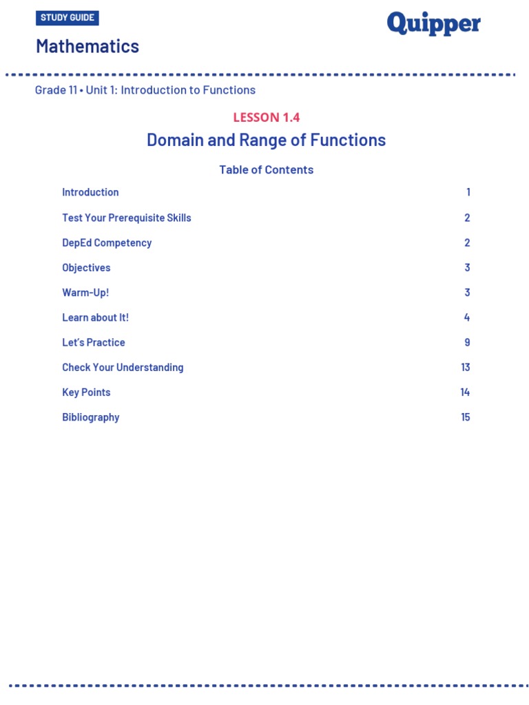 Domain And Range Function Pdf Function Mathematics Polynomial