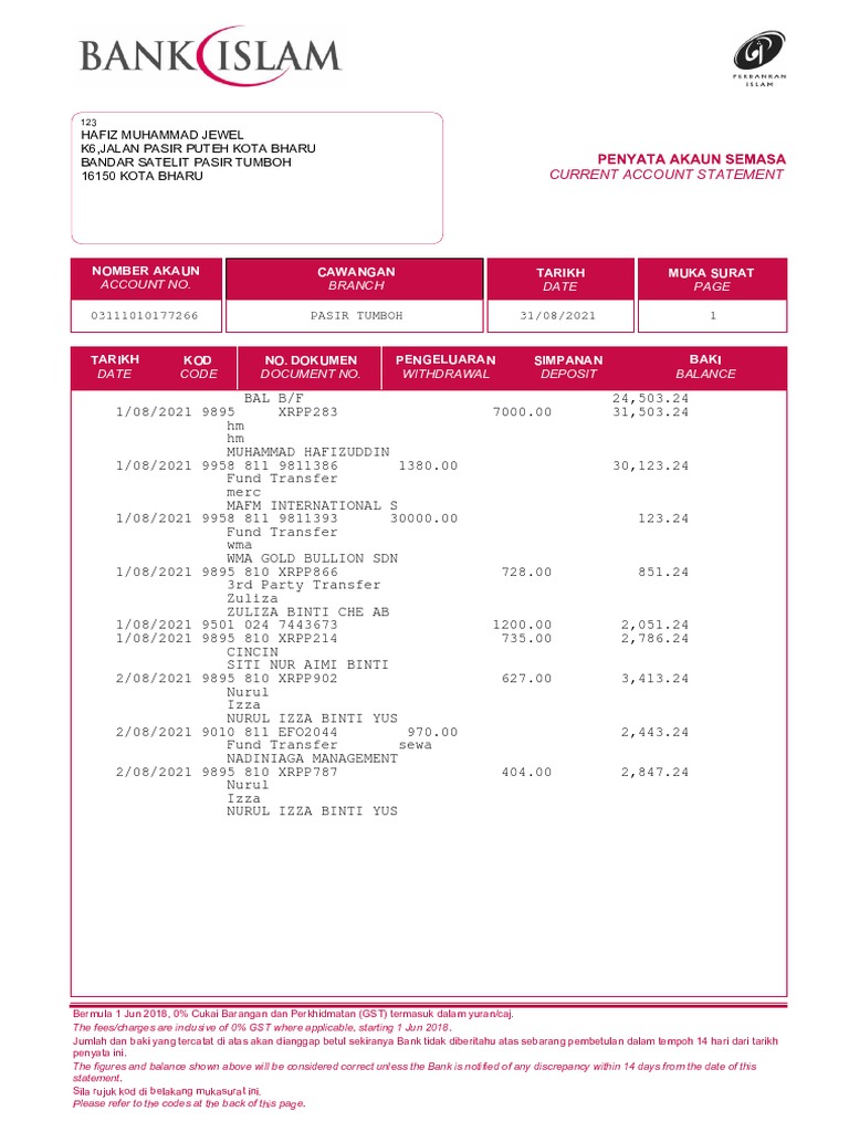 Estatement-202108 4 | PDF