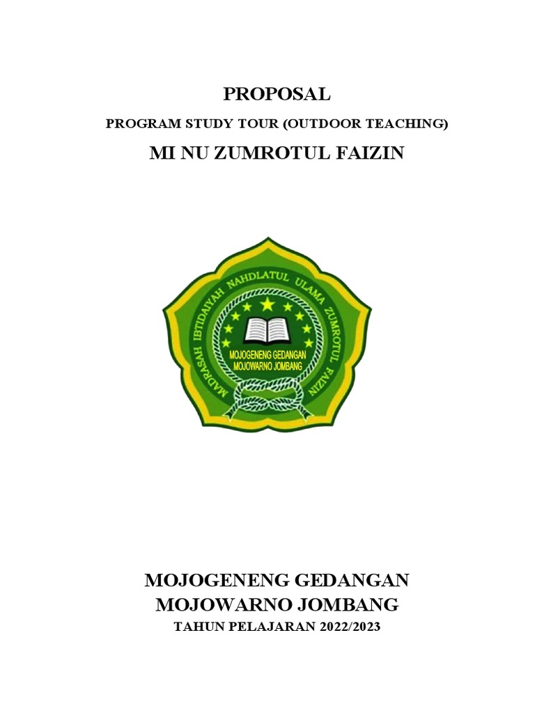 Proposal Study Tour Majapahit | PDF