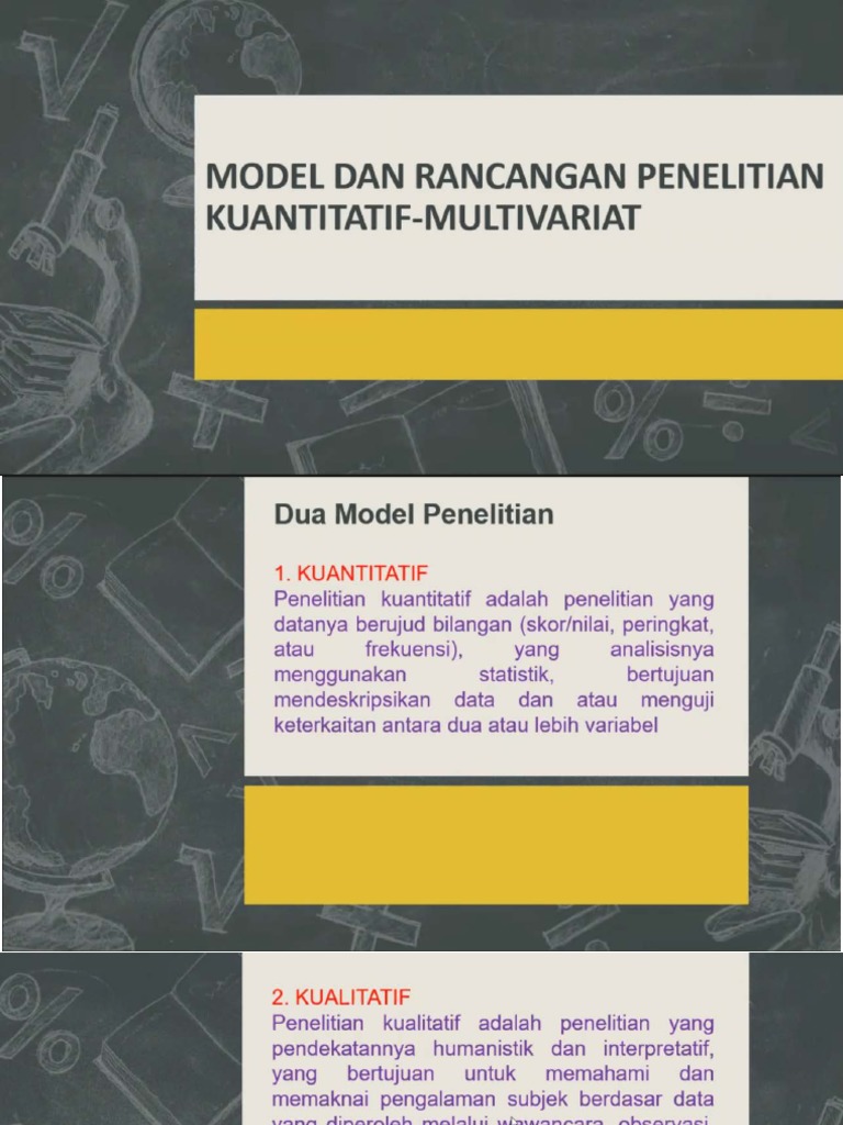 Prof Asmadi Multivariat | PDF
