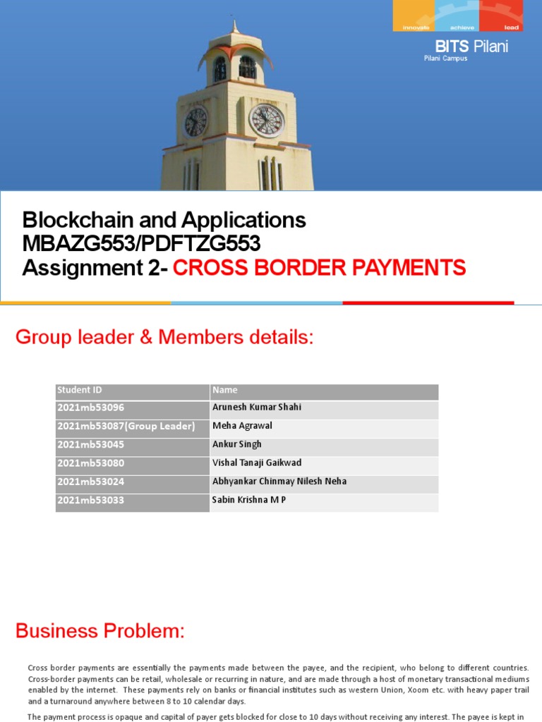Blockchain Assignment 2 Group 6 | PDF | Cryptocurrency | Banks