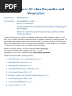 Schrodinger Docking and Preparation Guide | PDF