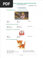 Sample Paper 7-8 IKLC | PDF