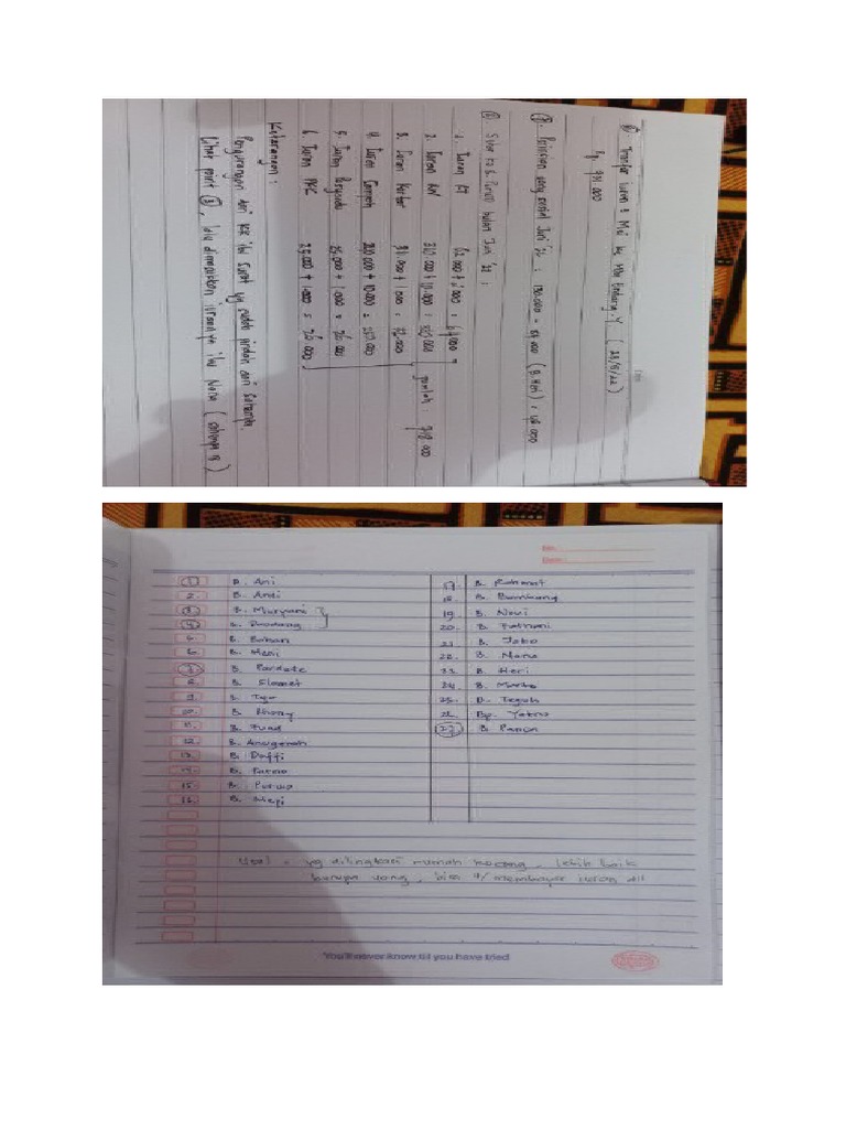 Catatan Bu Ardi | PDF