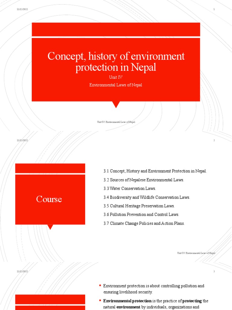 History of Environmental Law in Nepal | PDF | Precedent | Environmental Law