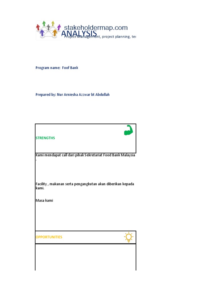 Excel Swot Template | PDF | Page Layout | Communication