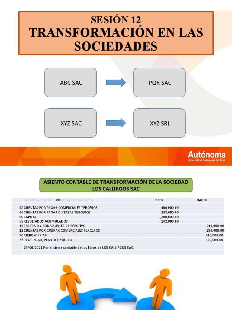 Transformación de Sociedades | PDF | Contabilidad | Economias