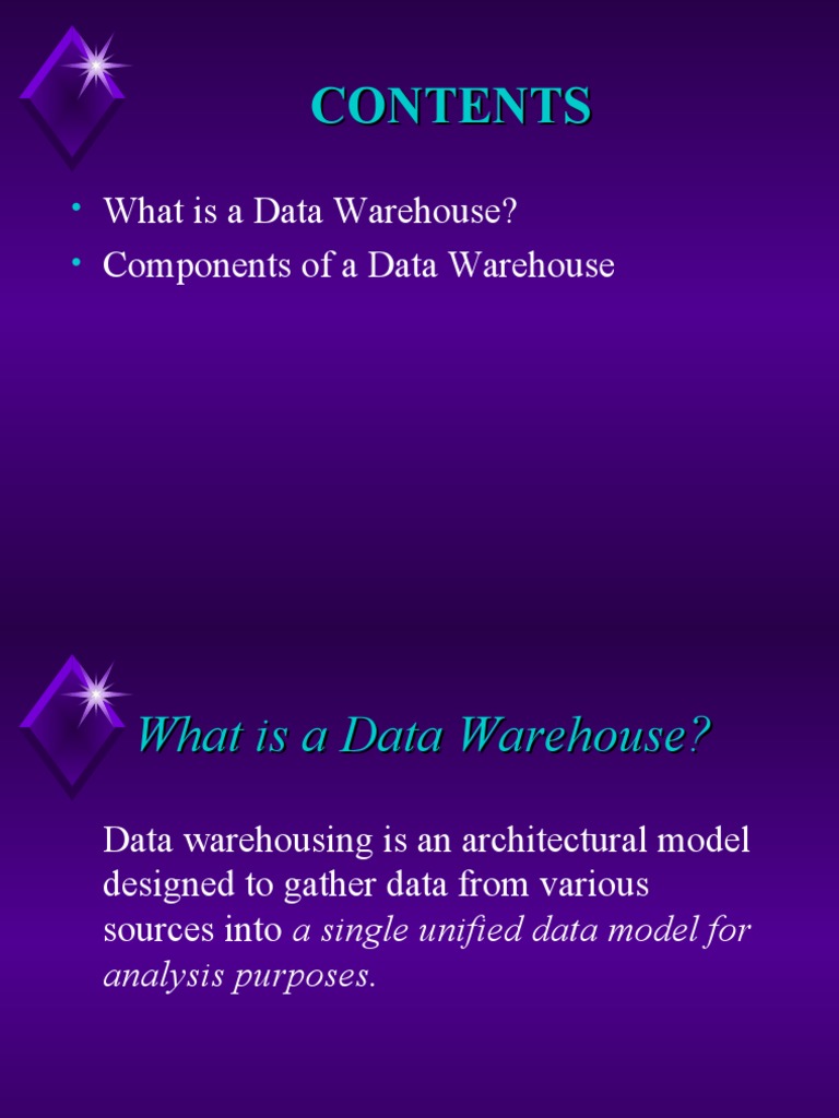 Data Warehouse | PDF