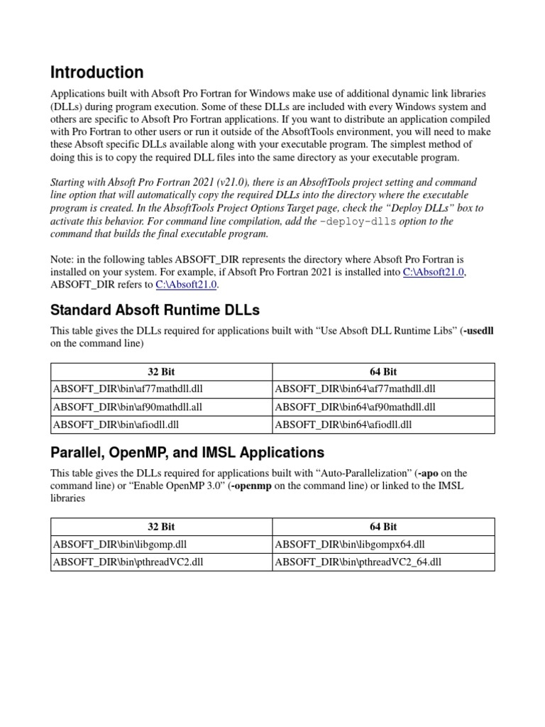 Distributing Absoft Compiled Applications | PDF | Computer Programming | Software Development