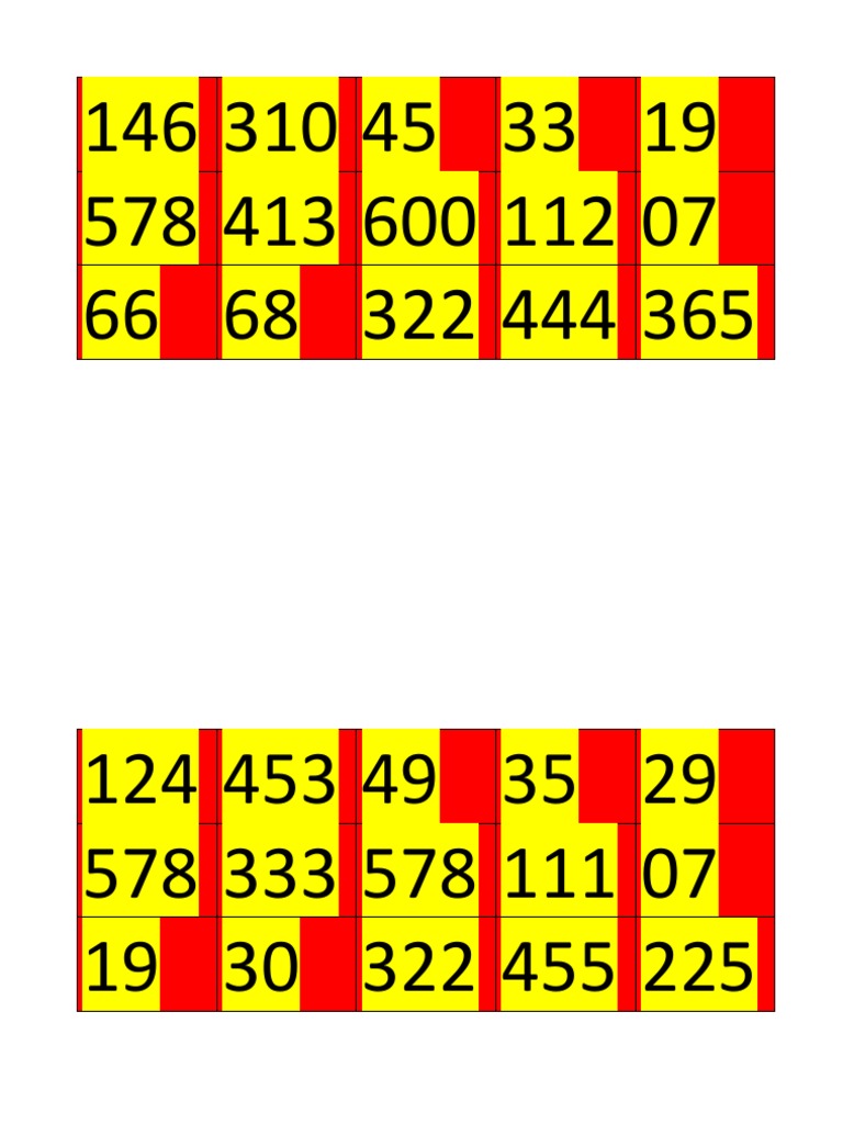 Bunot Numbers | PDF