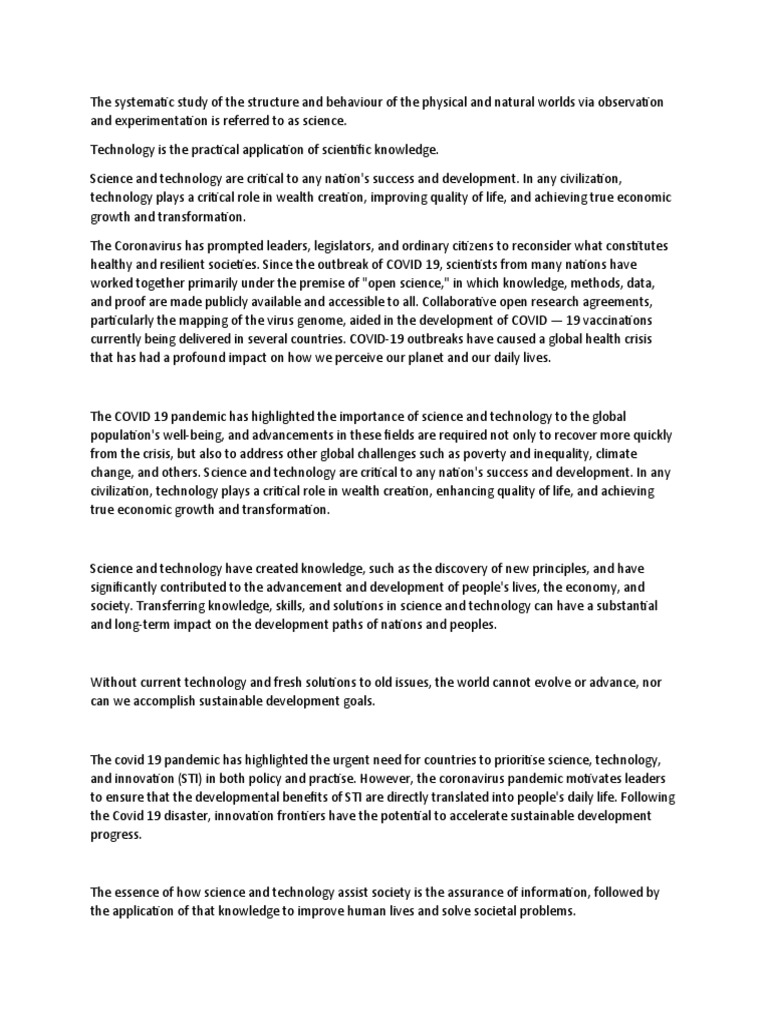 Science Encompasses The Systematic Study of The Structure and Behavior ... Science Encompasses The Systematic Study of The Structure and Behavior ...