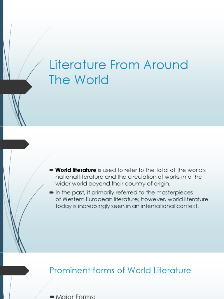 European Literary Works Overview | PDF | Narration | Poetry