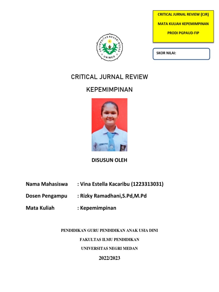 CJR Kepemimpinan | PDF | Karier & Perkembangan