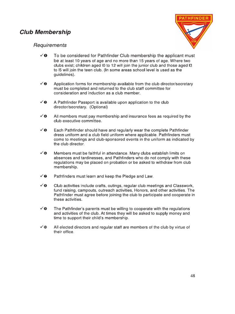 Pathfinder Registration Form | PDF