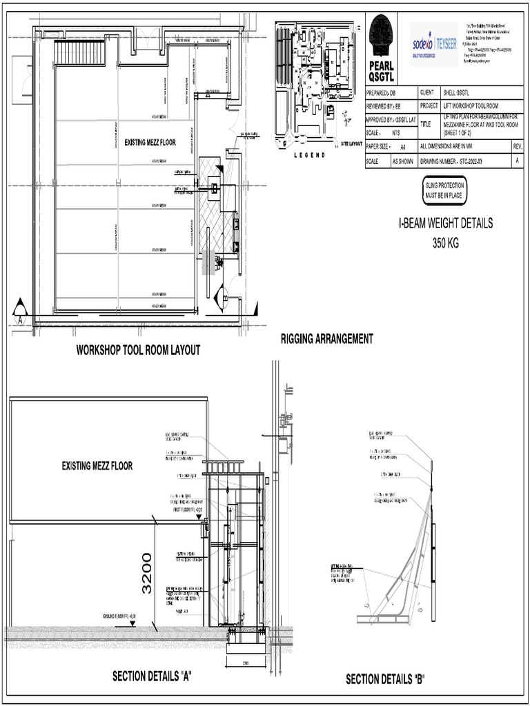 Lift I-Beam Lifting Plan | PDF