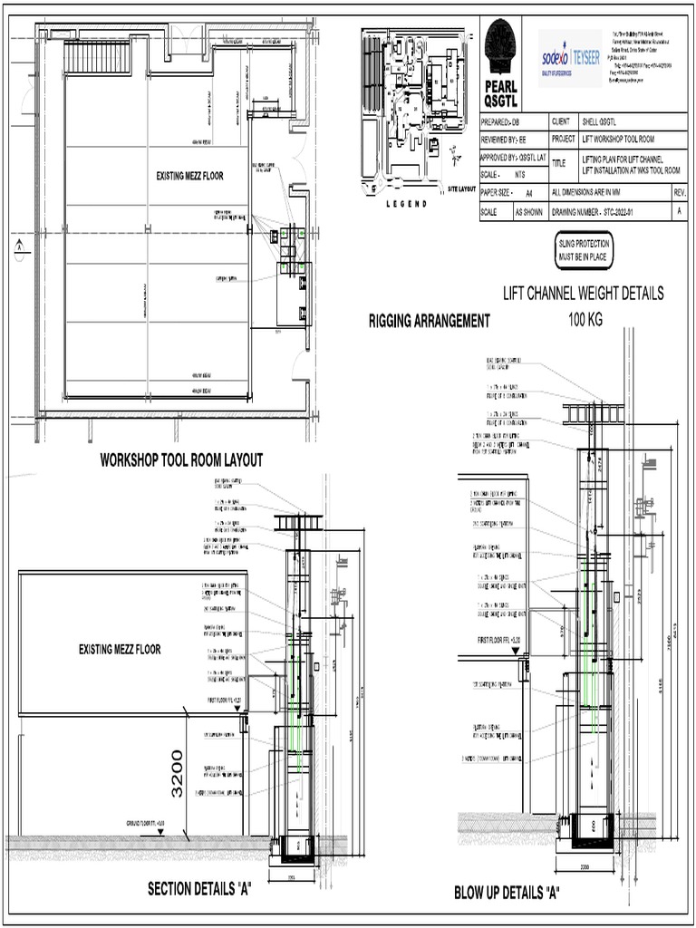 Lift Channel Installation Lifting Plan | PDF