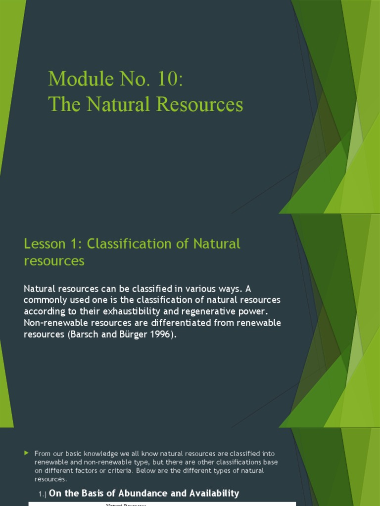 Science Power Presentation | PDF | Resource | Nature