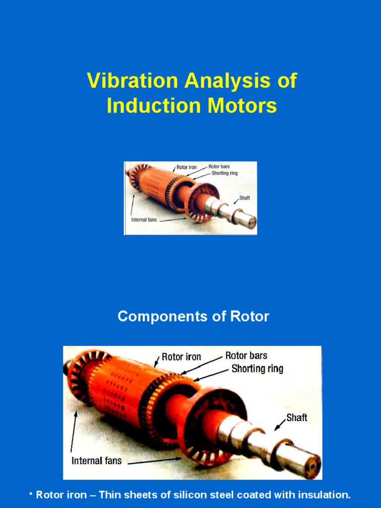 Motor Vibration Analysis Pdf Electric Motor Electromagnetism