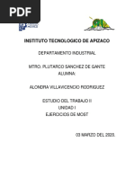 Ejercicios_MTM_MOST | PDF