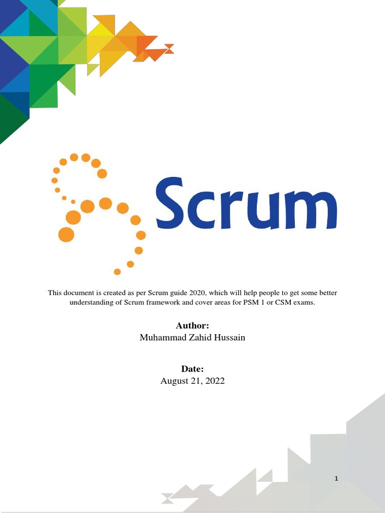 My Scrum Notes | PDF | Scrum (Software Development) | Agile Software ...