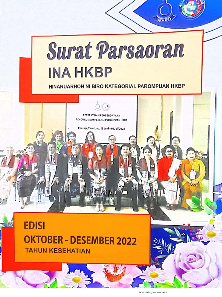 Surat Parsaoran Ina Nov-Des Scanner | PDF