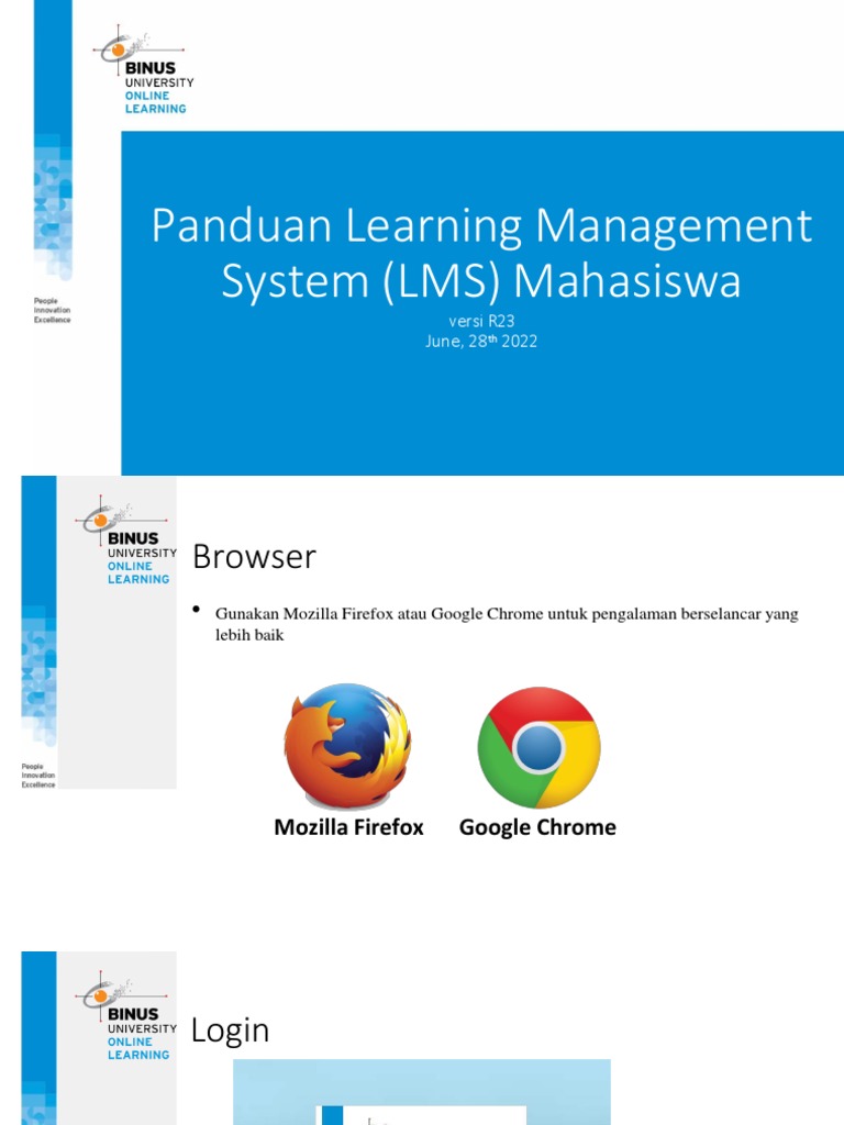 Materi Panduan Learning Management System (LMS) | PDF