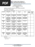 Rubrics in Folk Dance | PDF