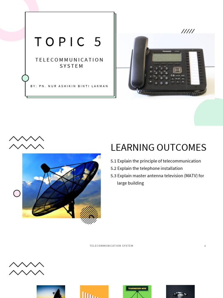 Topic 5 | PDF | Transmission Medium | Telecommunications