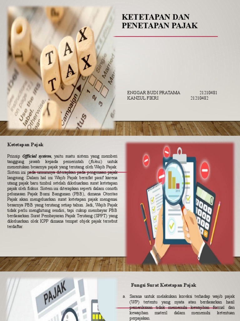 Kel. 13 Materi Ketetapan & Penetapan Pajak | PDF