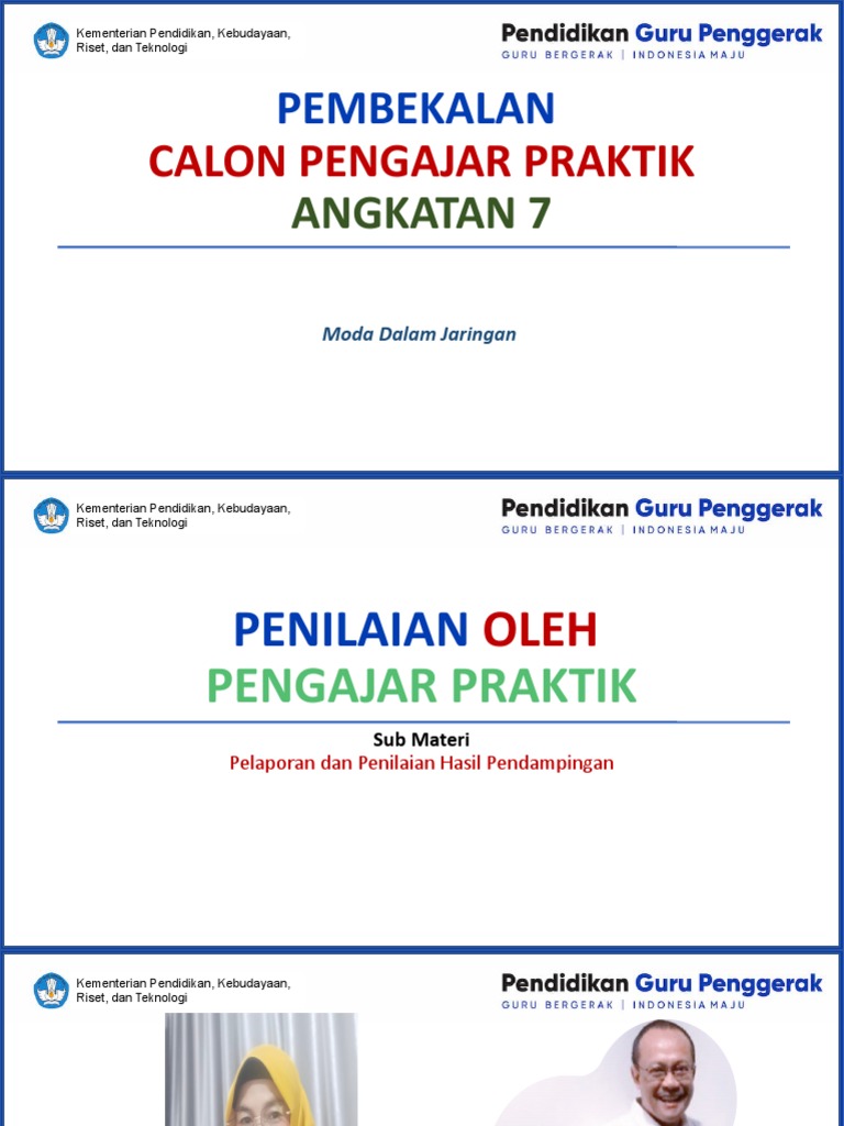 Pembekalan Calon Pengajar Praktik 7 | PDF