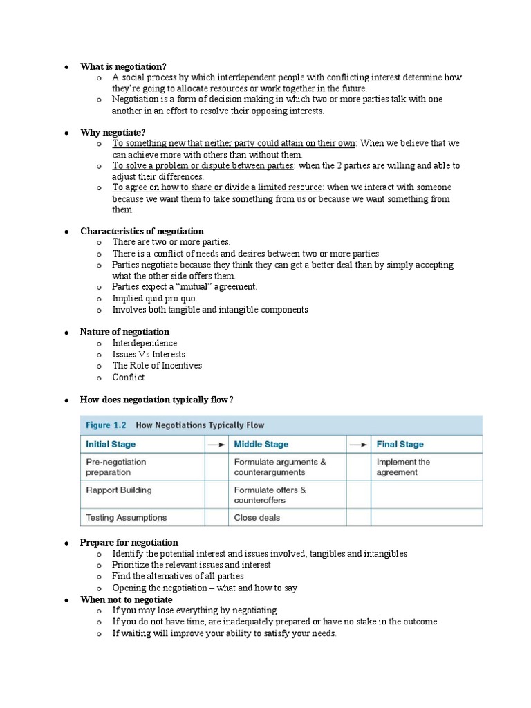 Negotiations | Download Free PDF | Negotiation | Mediation
