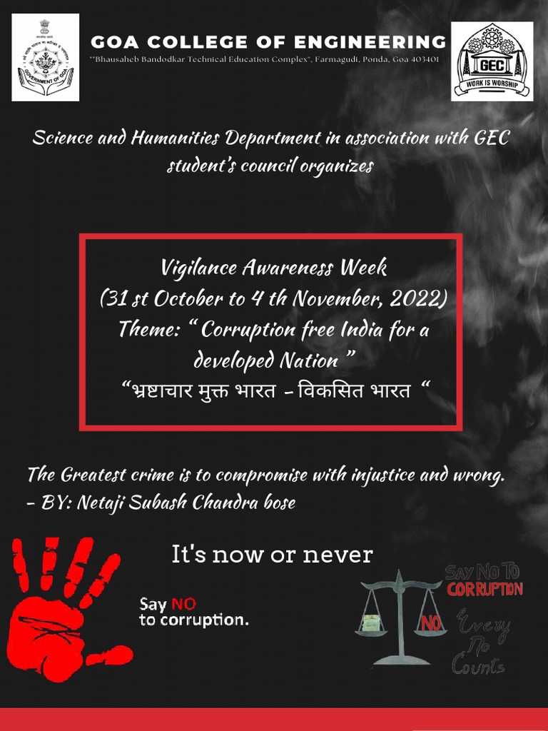 Vigilance Week Poster | PDF