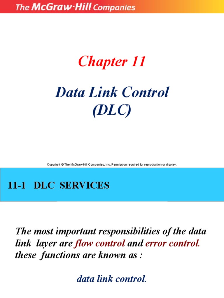 Data Link Control (DLC) | PDF | Transmission Control Protocol | Computer Networking