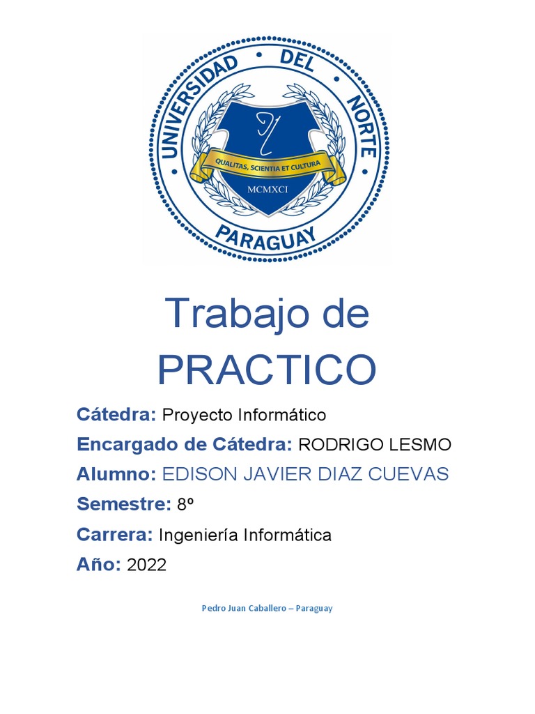 Proyecto Informatico | PDF | Modelo – Vista – Controlador | Software