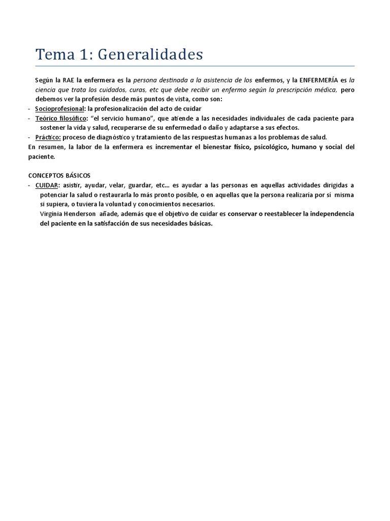 Tema 1 Generalidades | PDF