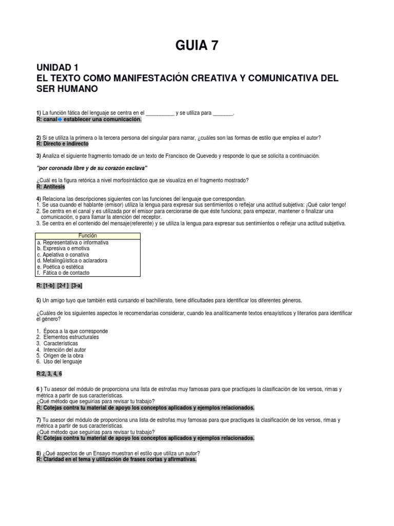 Guia 7 | PDF | Ensayos | Poesía