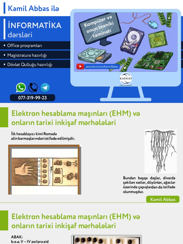 Kamil Abbas - 2. Kompüter VƏ Onun Texniki Təminatı MAG | PDF